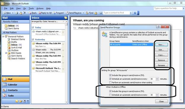 Send & Receive Menu in Microsoft Outlook - Techyv.com Send & Receive Menu in Microsoft Outlook - Techyv.com